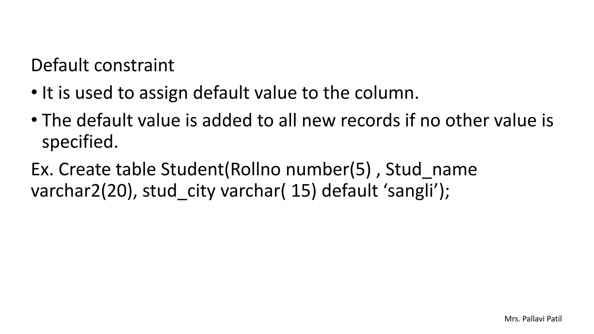 Integrity Constraints in Database Management System.pptx Integrity Constraints in Database Management System.pptx