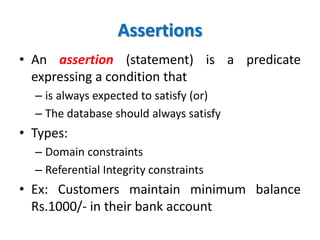 Integrity constraints in dbms | PDF | Databases | Computer Software and Applications