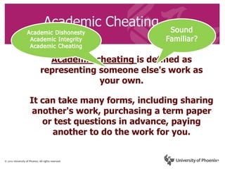 Integrity crisis in high school ppt | PPTX