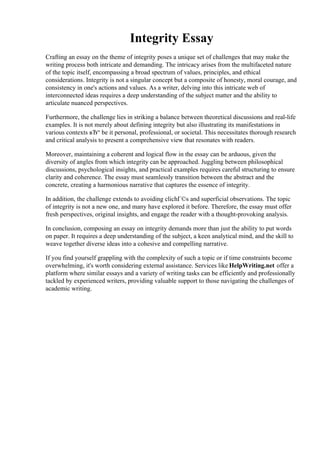 Integrity Essay.pdf