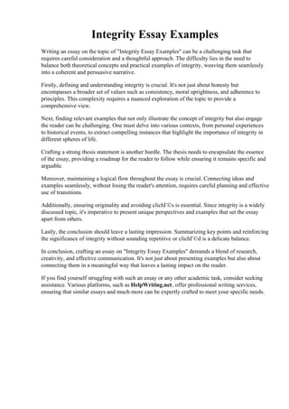 Integrity Essay Examples.pdf