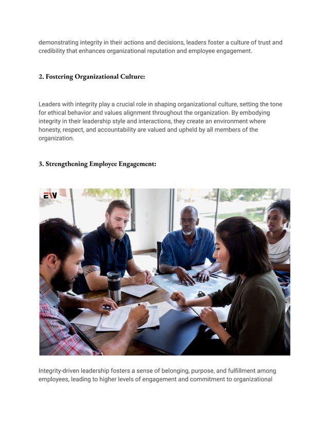 Integrity in Leadership_ Illuminating the Path to Organizational ...