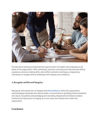 Integrity in Leadership_ Illuminating the Path to Organizational ...