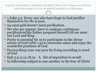 Integrity in relationship reflection | PPT