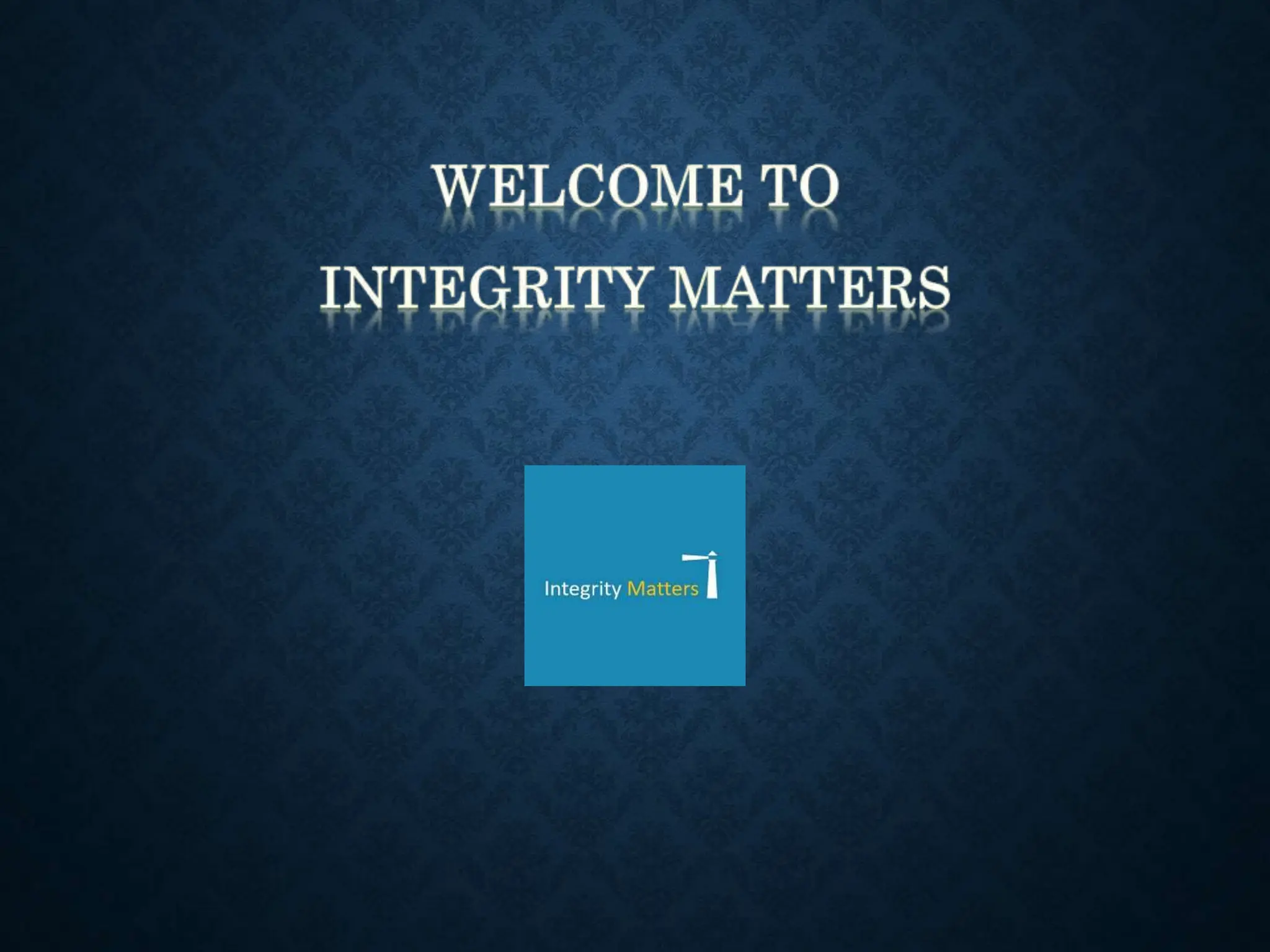 Compliance Hotline - Integrity Matters | PPTX