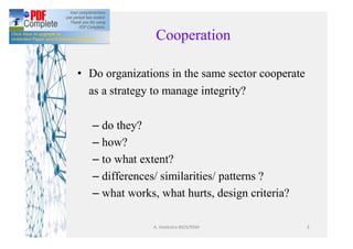 Integrity networks | PPT