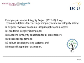 INTEGRITY Policy Presentations - DCU presentation.ppt