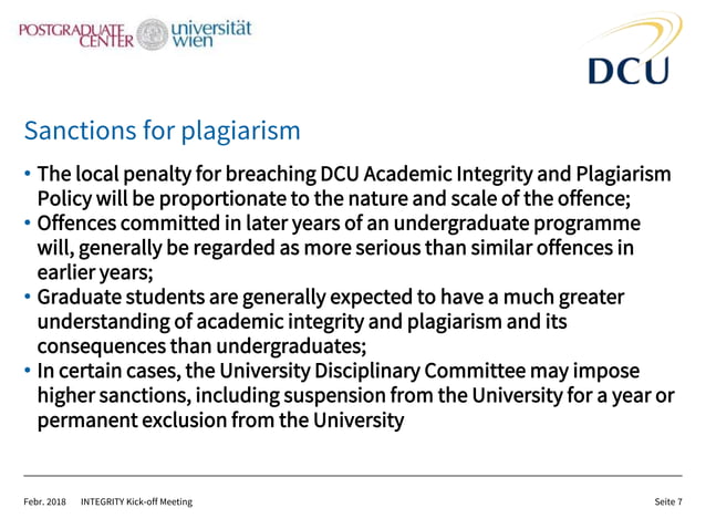 INTEGRITY Policy Presentations - DCU presentation.ppt