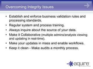 Data Integrity Challenges (and how to overcome them) | PPTX