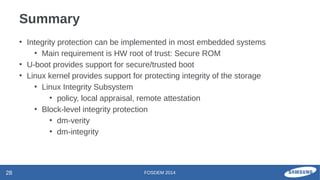 Integrity Protection for Embedded Systems | PPT