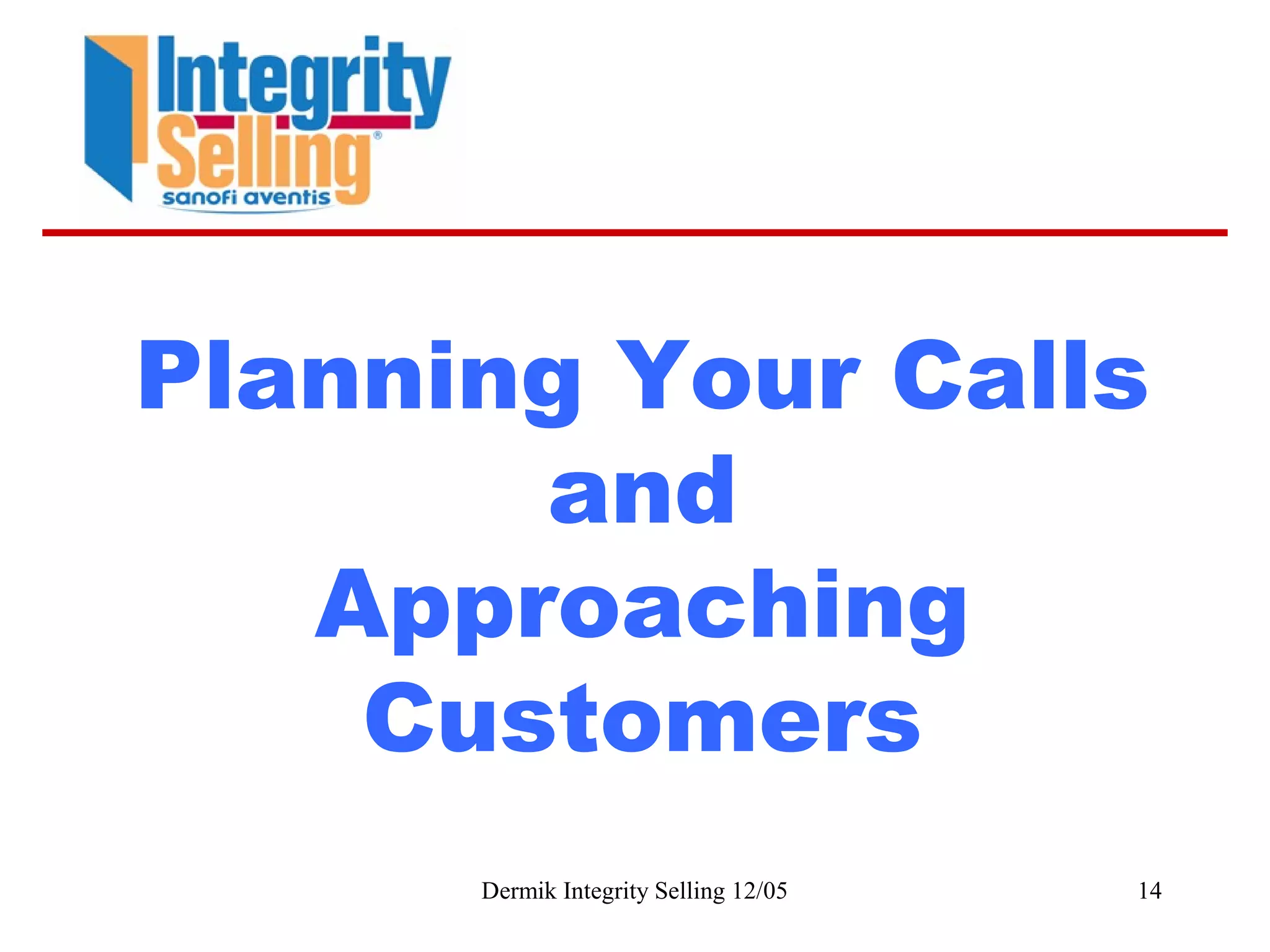 Integrity selling | PPT