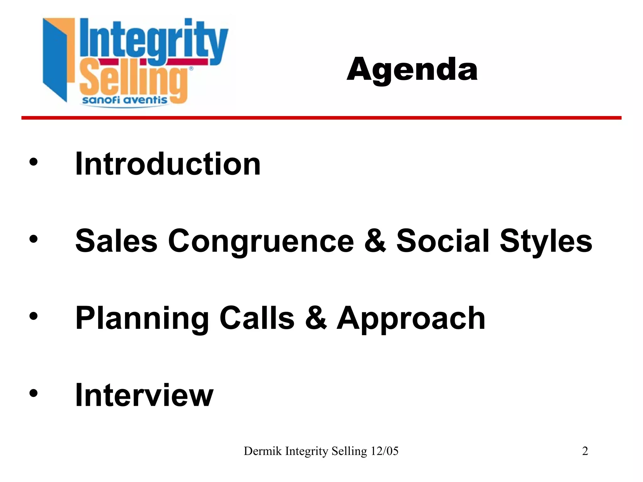 Integrity selling | PPT