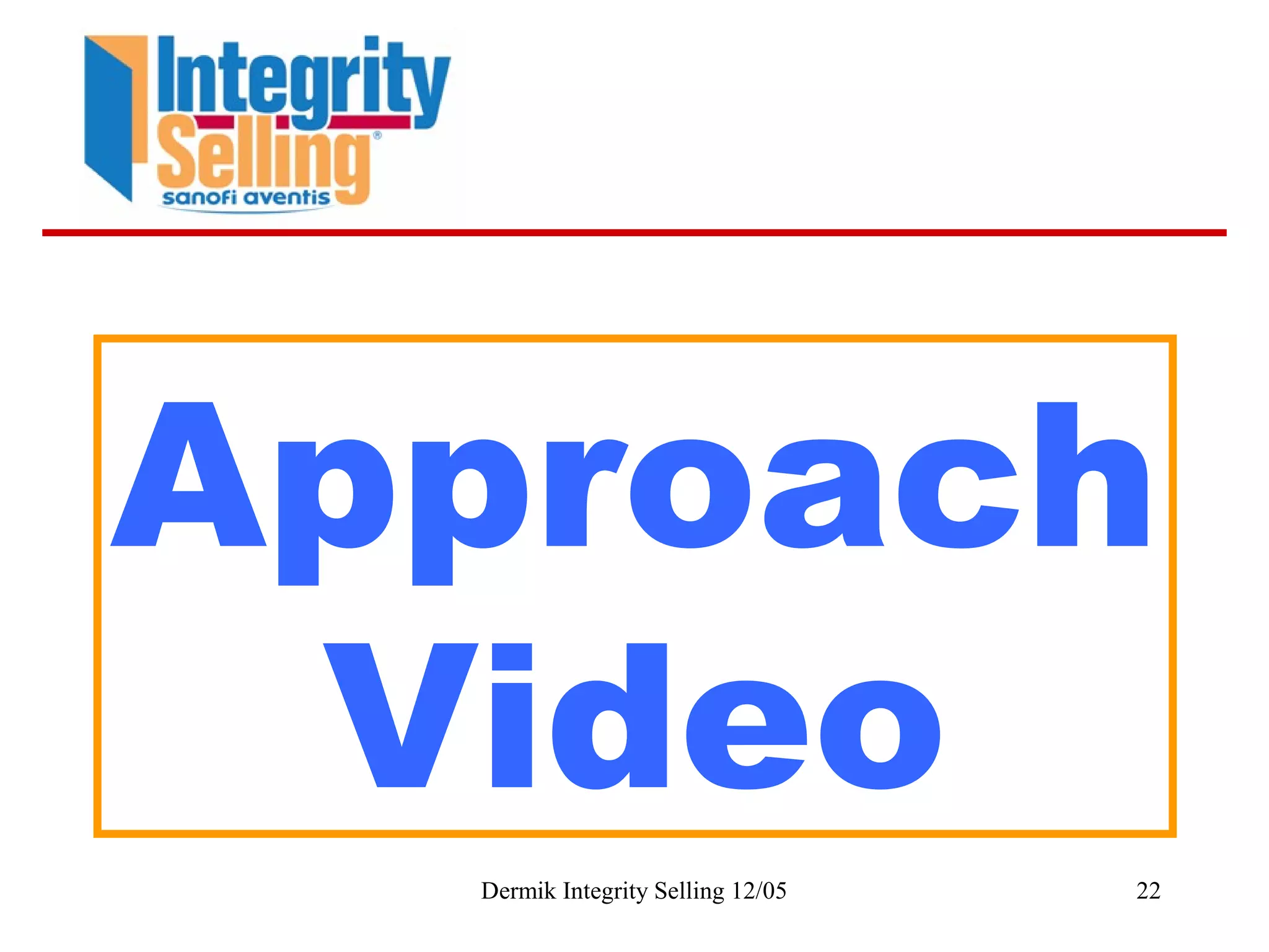 Integrity selling | PPT