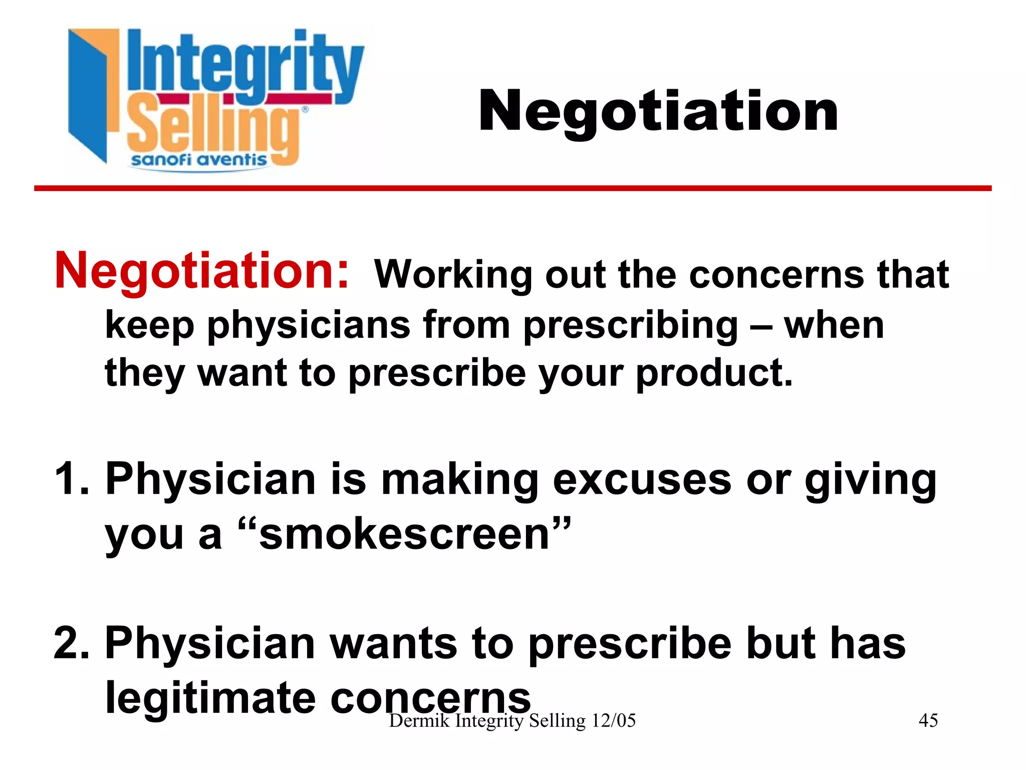 Integrity selling | PPT