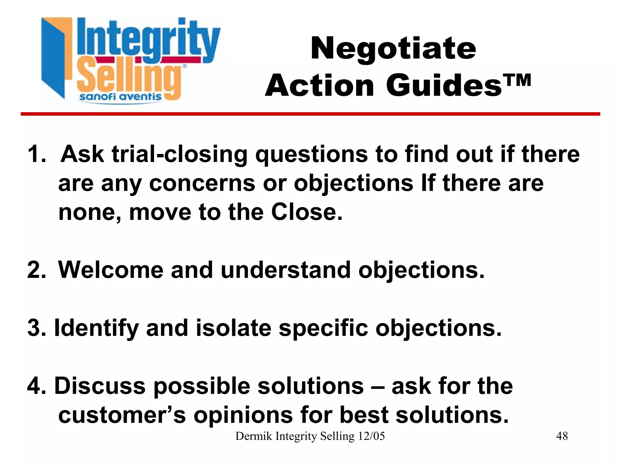 Integrity selling | PPT