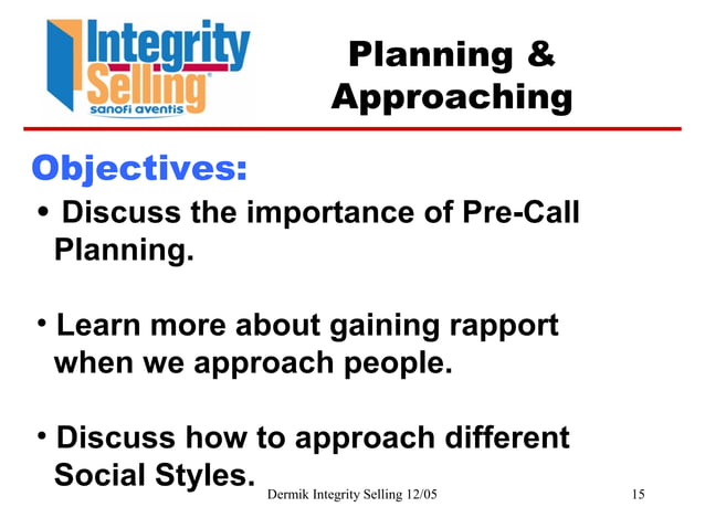 Integrity selling | PPT | Sales | Business