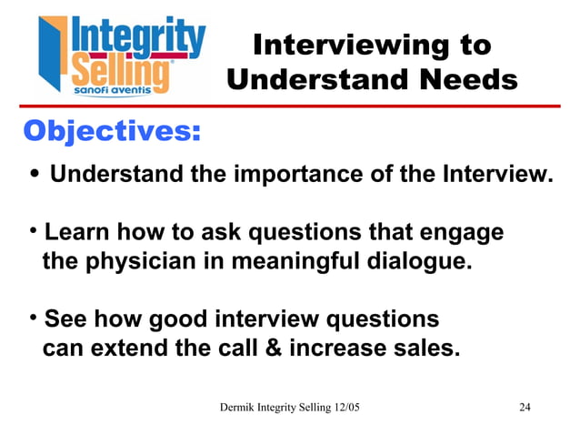 Integrity selling | PPT | Sales | Business