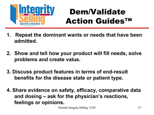 Integrity selling | PPT | Sales | Business