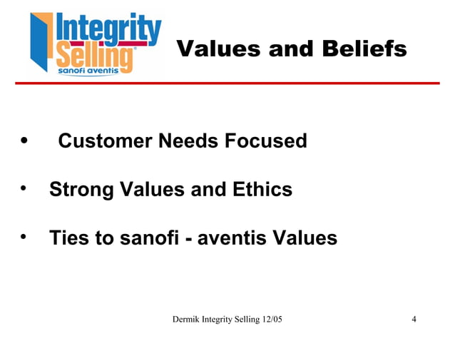Integrity selling | PPT | Sales | Business