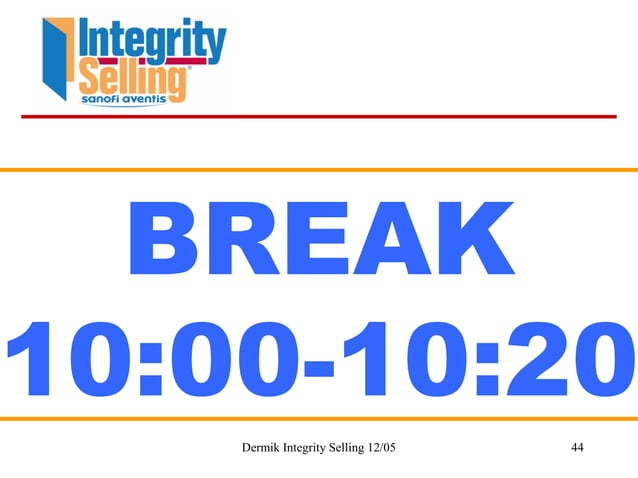 Integrity selling | PPT | Sales | Business
