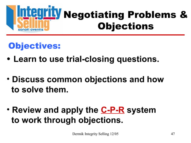 Integrity selling | PPT | Sales | Business