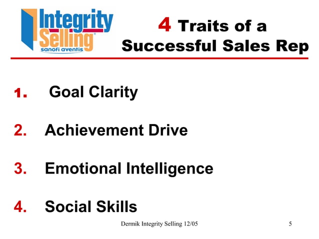 Integrity selling | PPT | Sales | Business