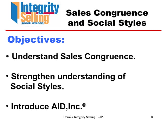 Integrity selling | PPT | Sales | Business