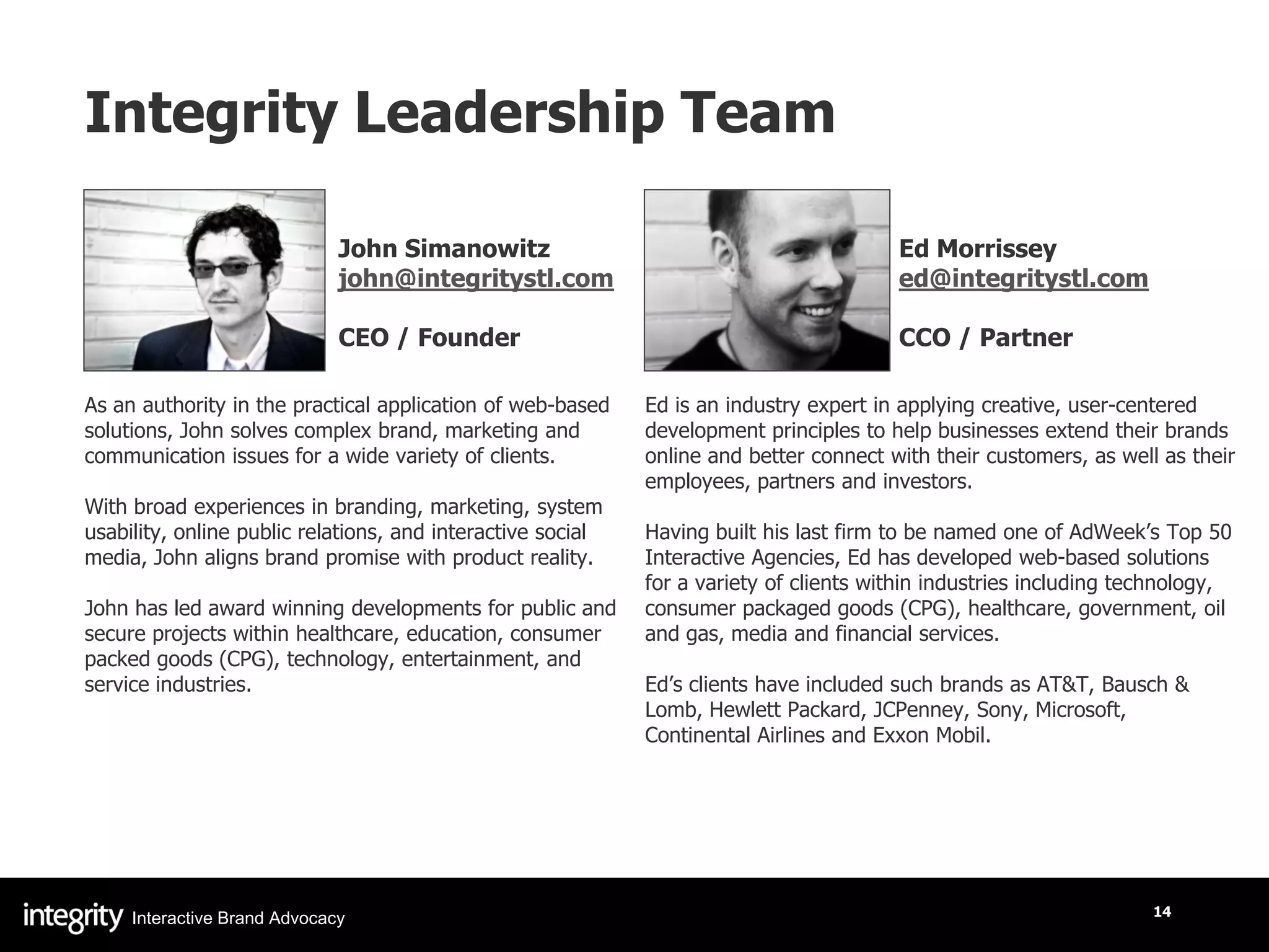 Integrity social media_2010 | PDF