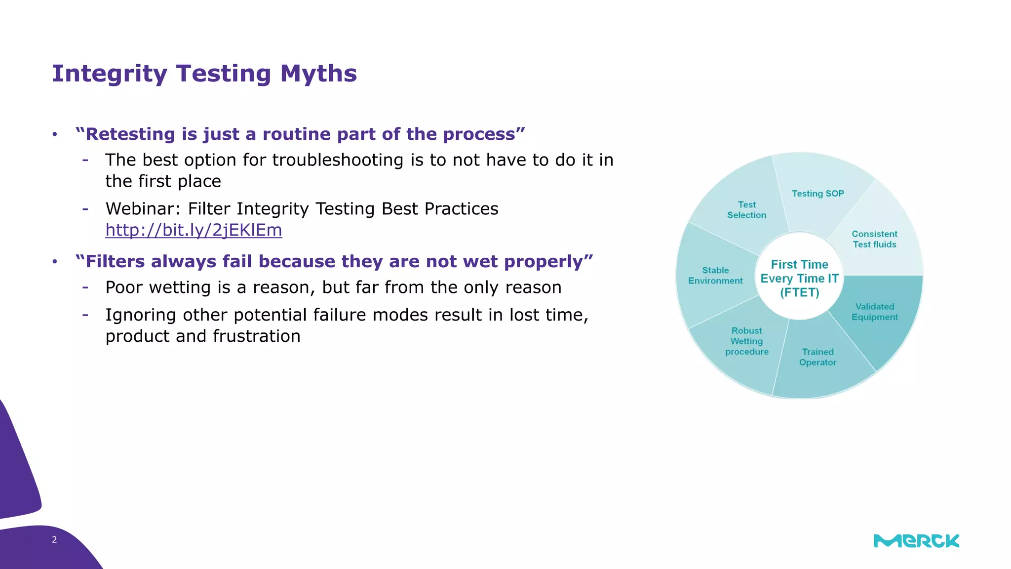 Integrity Test Troubleshooting – Beyond Rewet and Retest | PDF ...