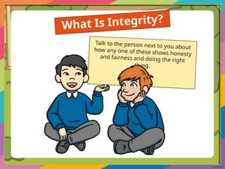 Integrity Whole-School Assembly Presentation | PPTX
