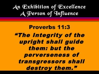 Integrity with peopple. | PPT