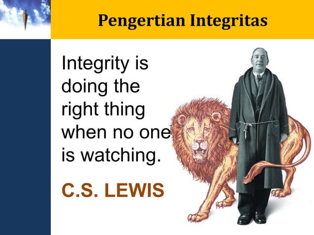 Integritas dalam Pekerjaan | PPTX