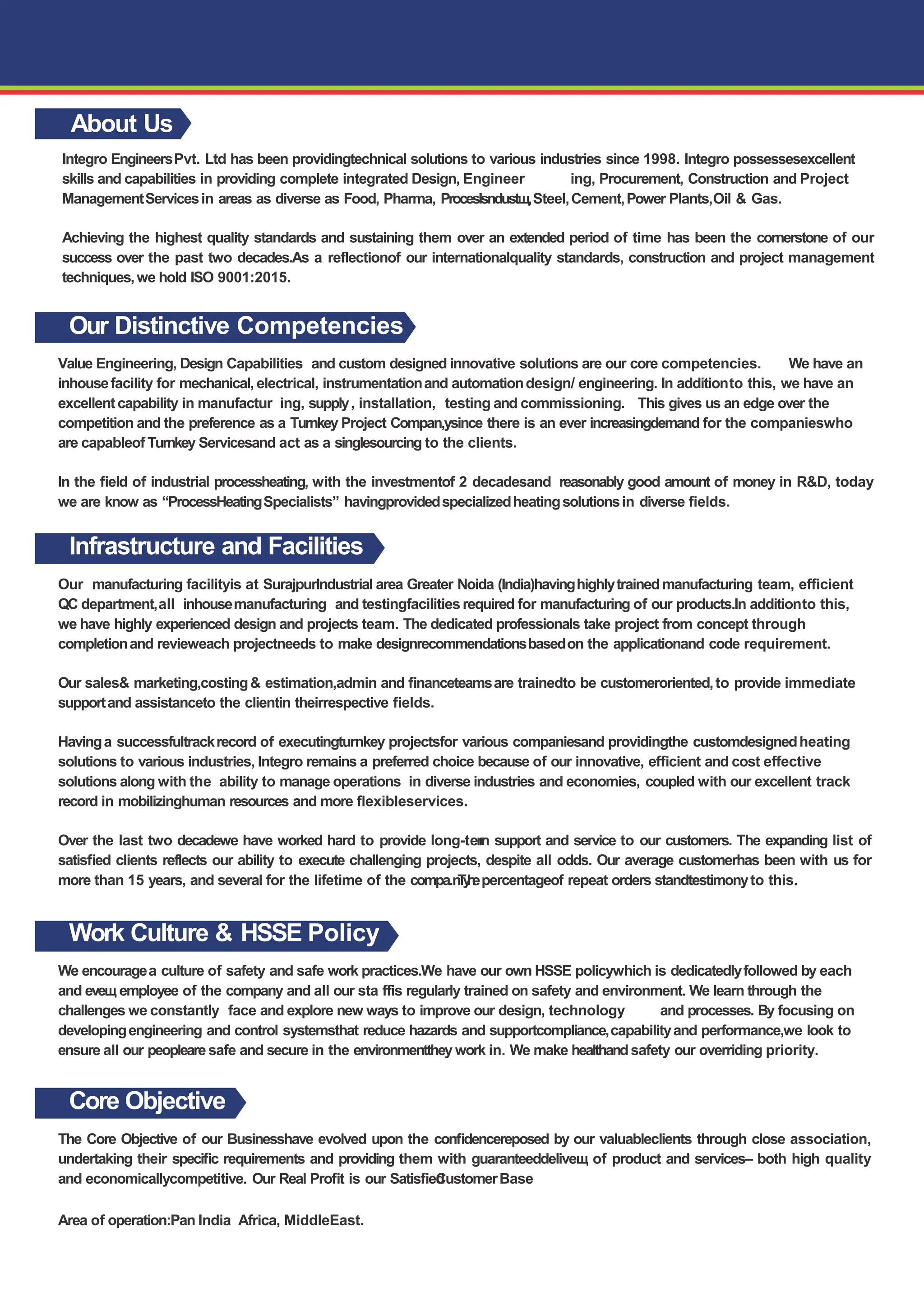 Integro Group Brochure - Integro Engineers pvt ltd | PPTX