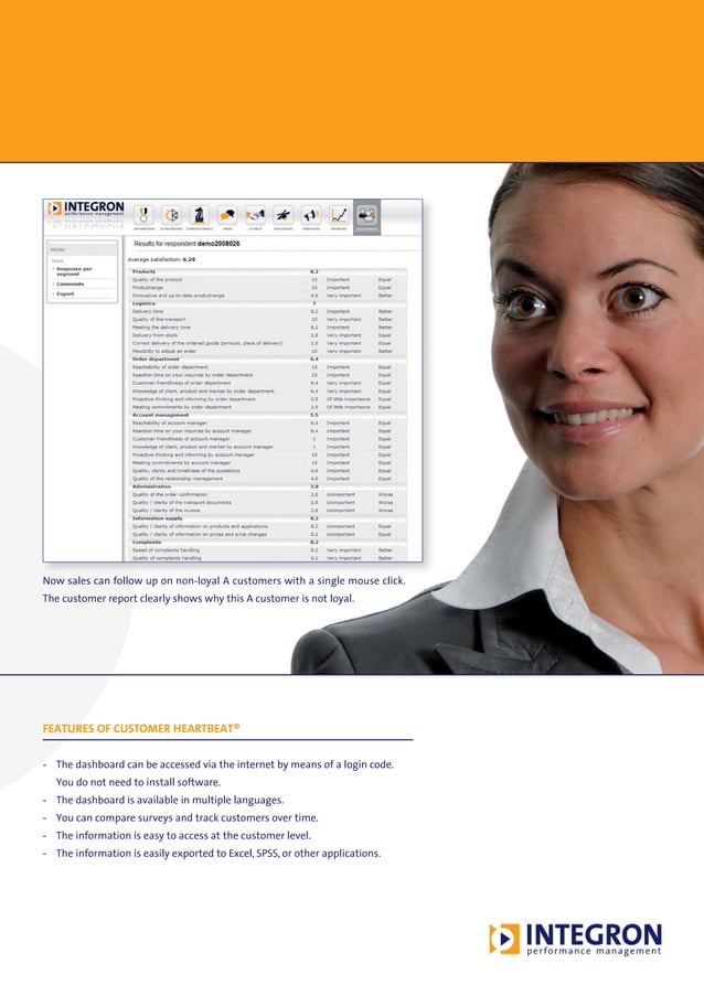 Integron Customer Heartbeat Brochure | PDF