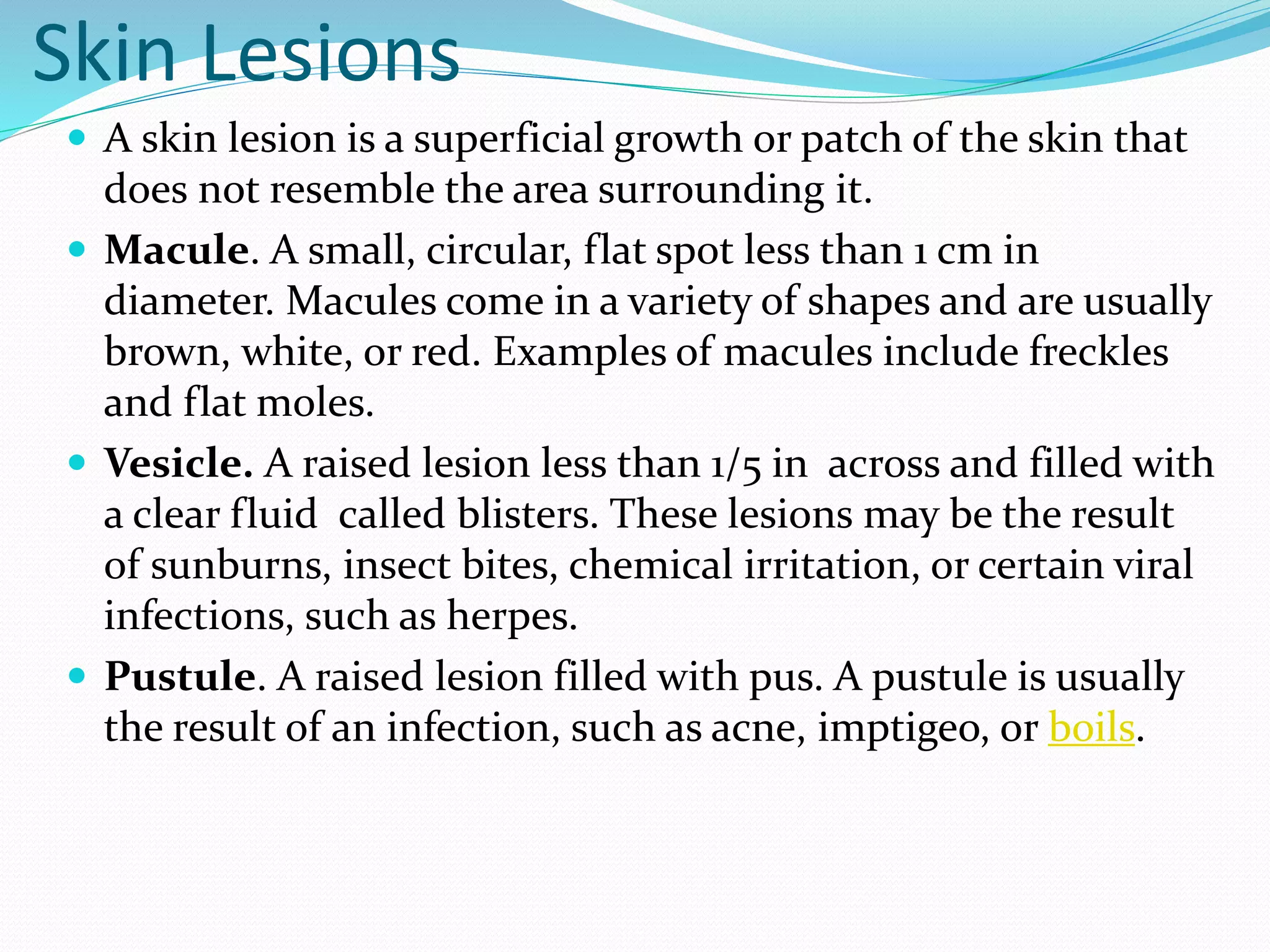 Integumentary disorders | PPTX