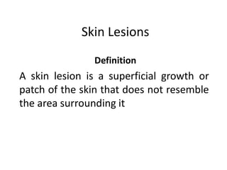 Integumentary disorders 1 | PPTX