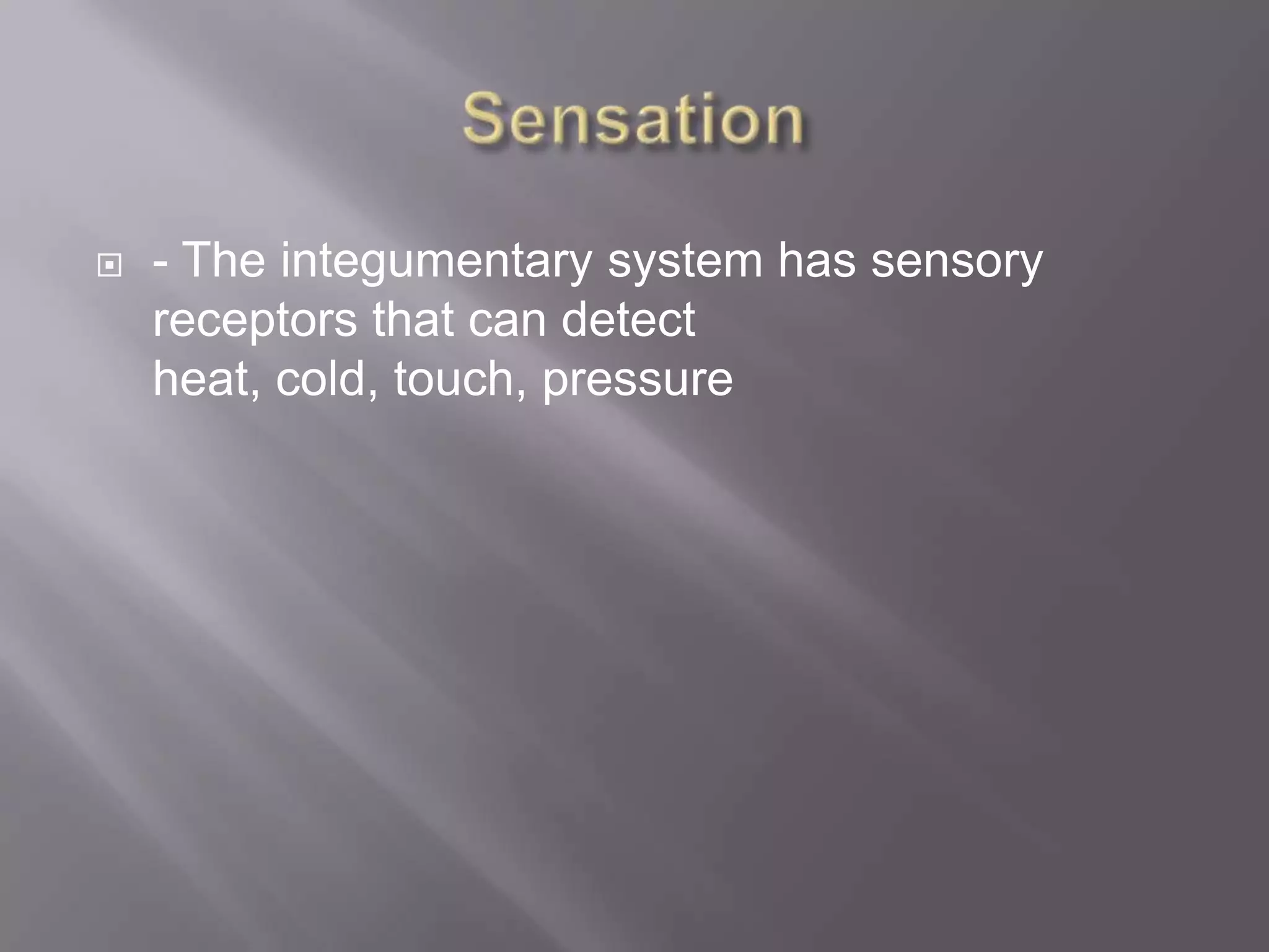Integumentary system | PPTX