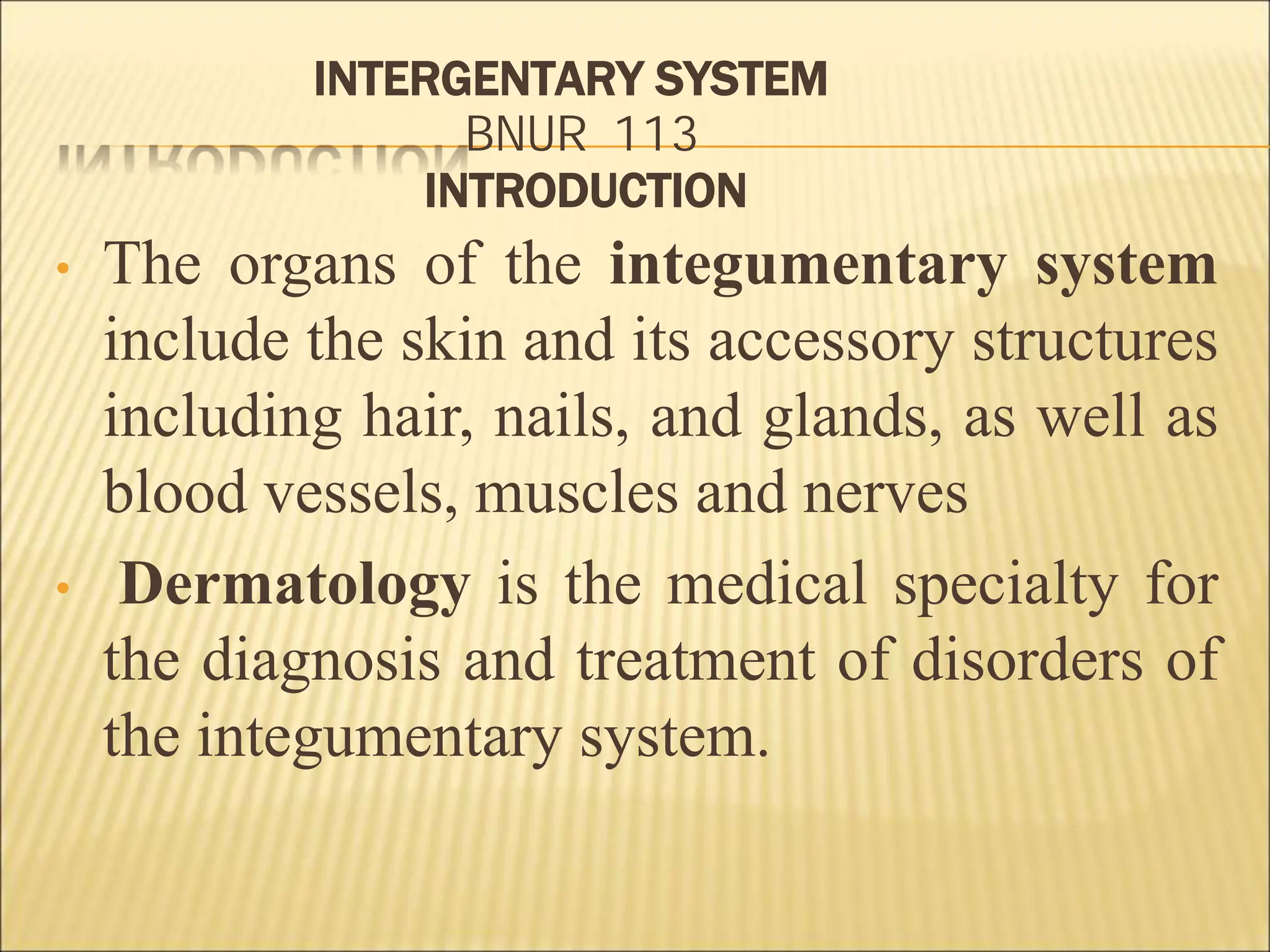 Integumentary System.pdf with physiology and anatomy | PPT