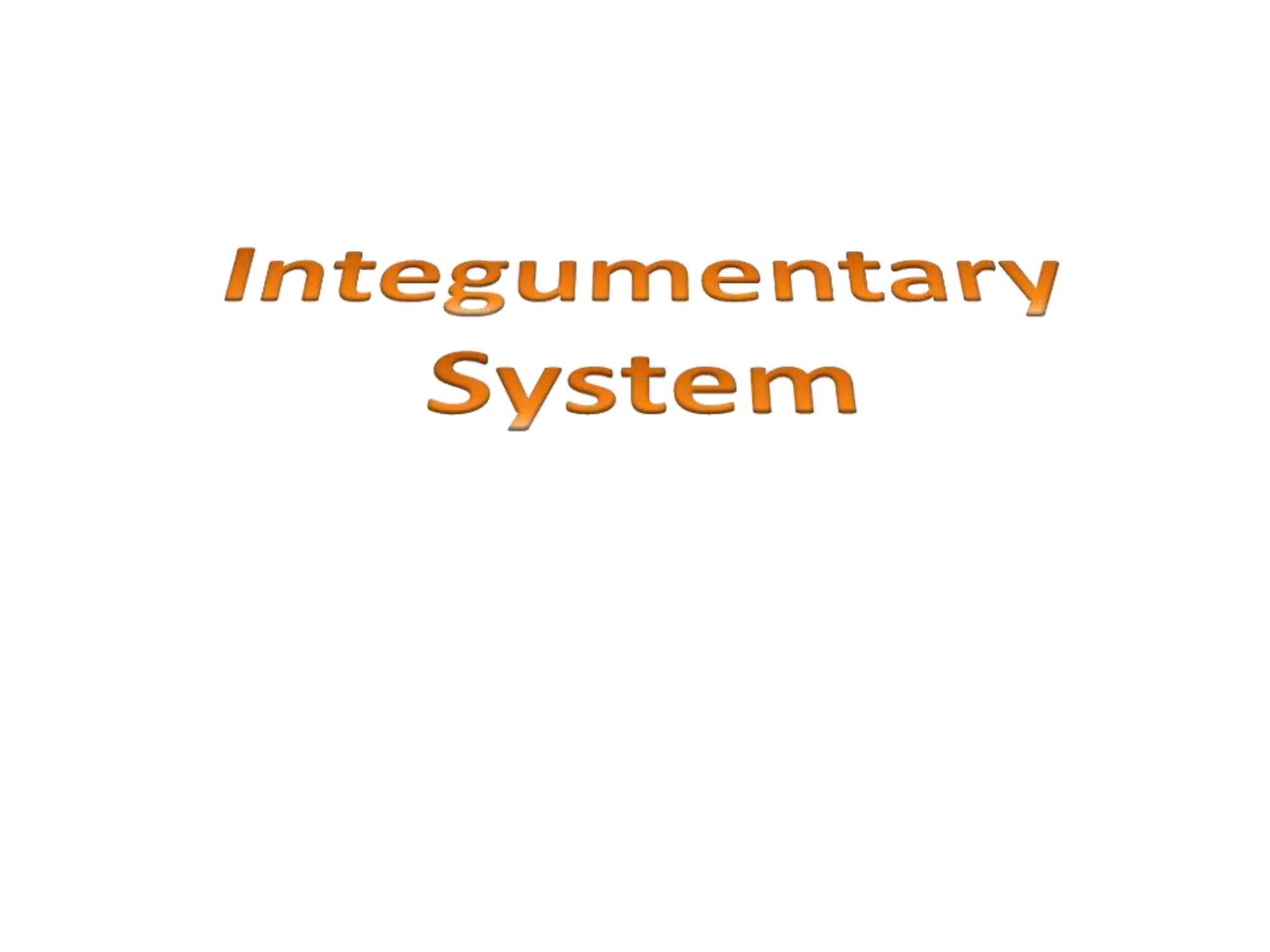 Comparative anatomy of Integumentary System | PPT