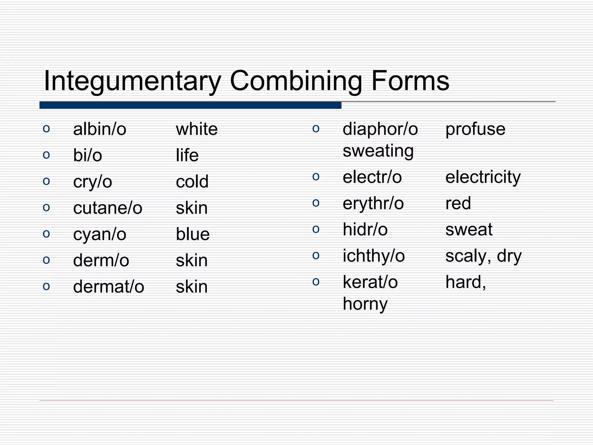 Integumentary System | PPT