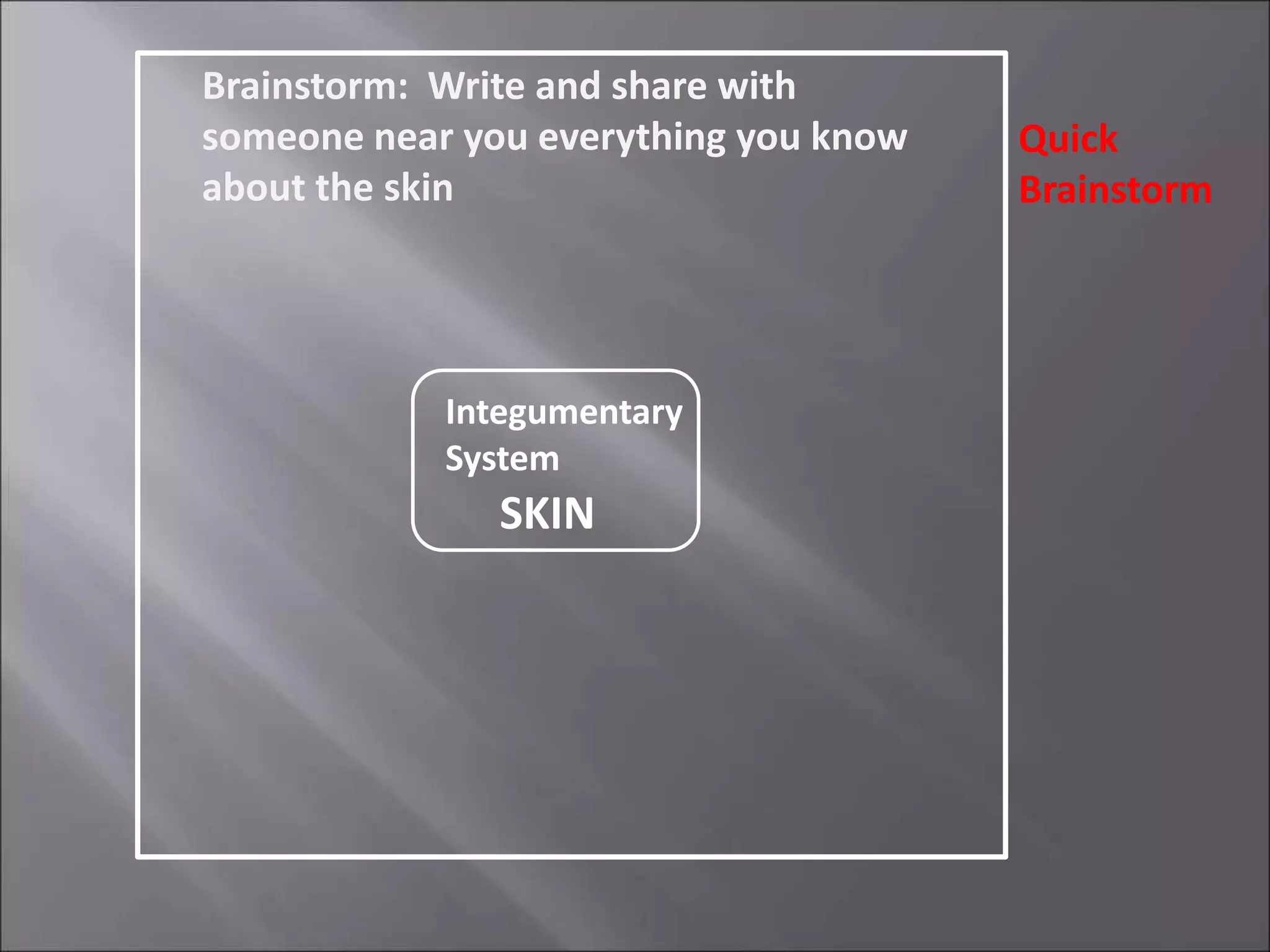 Integumentary system notes part 1 | PPT