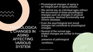 INTEGUMENTARY SYSTEM Physiological Changes in Older Adults | PPTX
