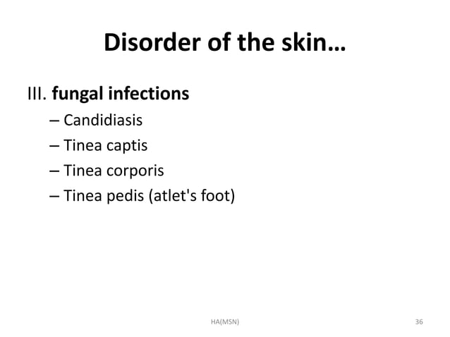 Integumentary Disorders Presentation.ppt
