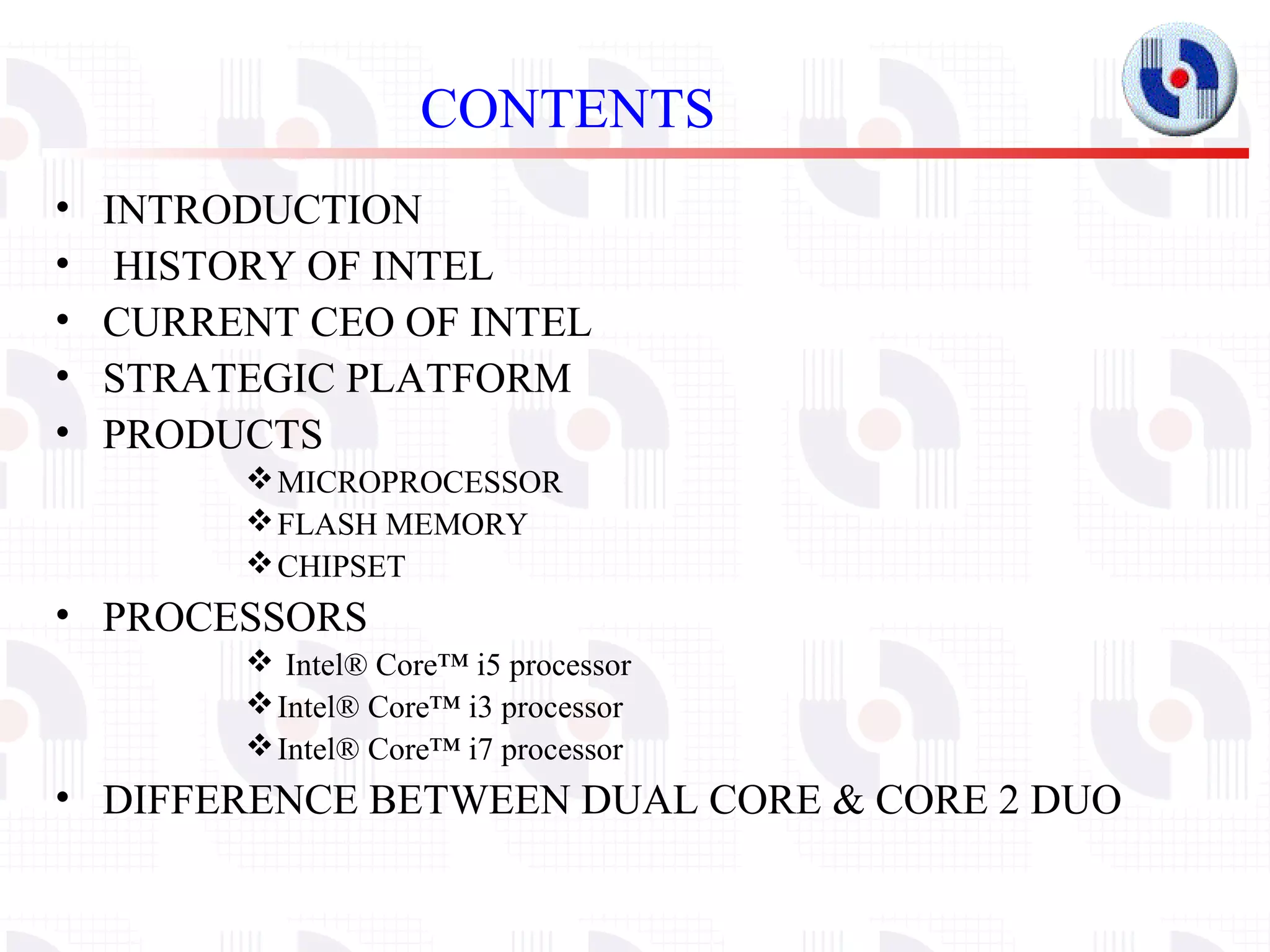 Intel | PPT