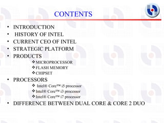 Intel | PPT