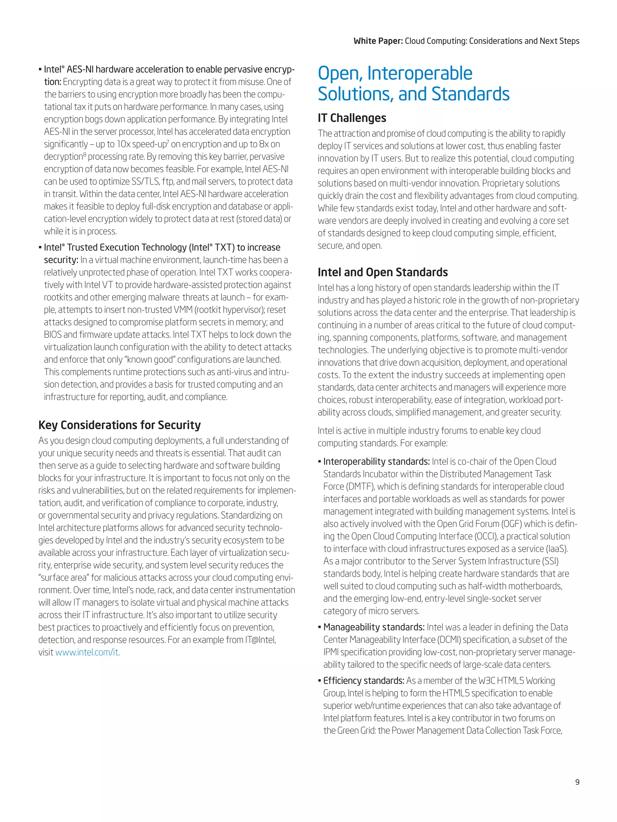 Intel Cloud | PDF