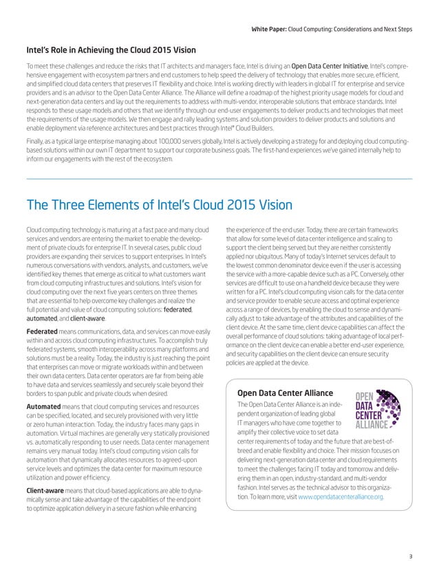 Intel Cloud | PDF