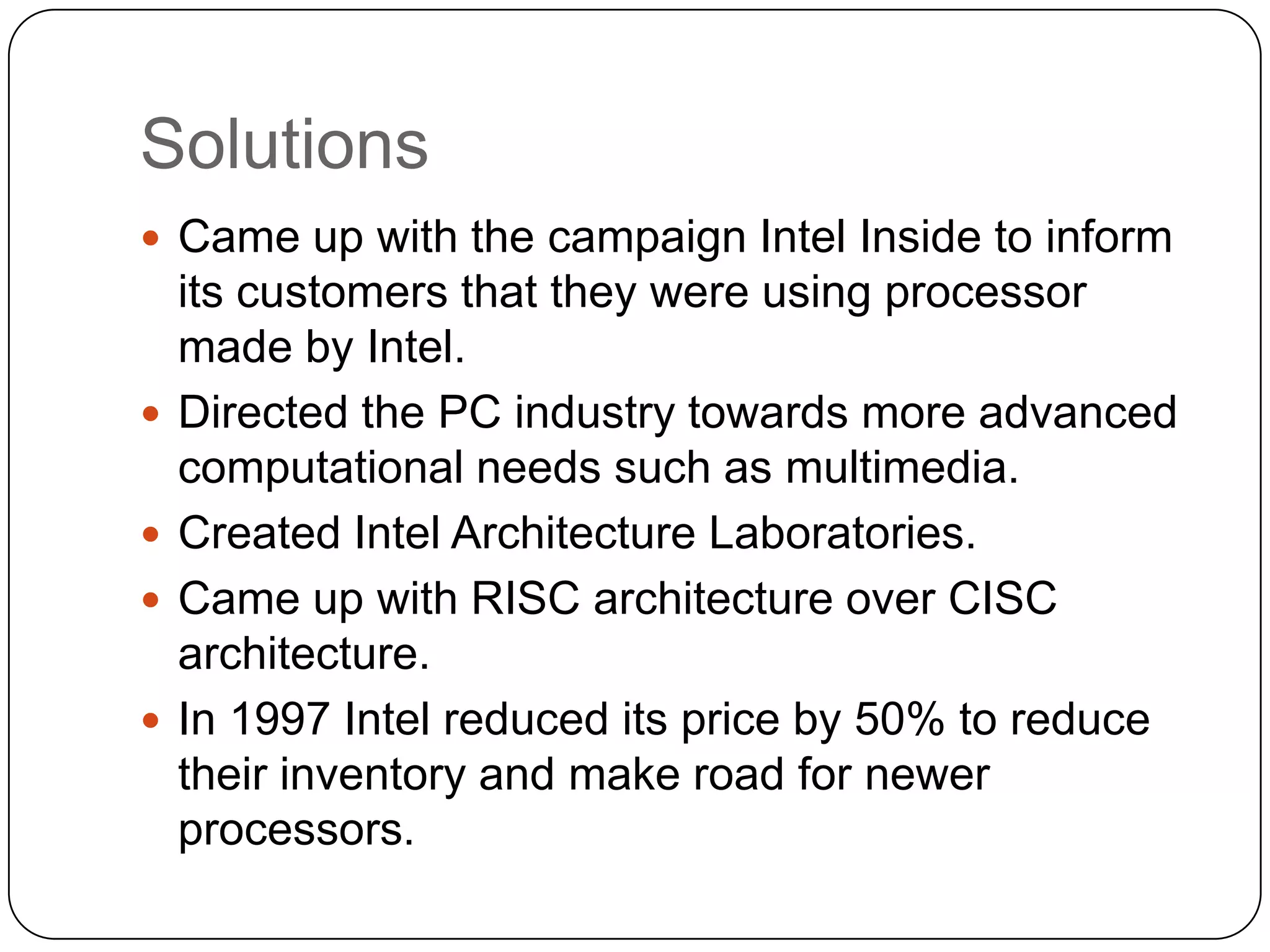 Intel | PPT