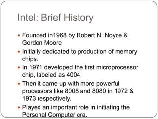 Intel | PPT