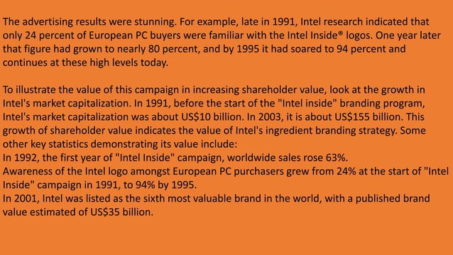 Intel SWOT Analysis | PPT